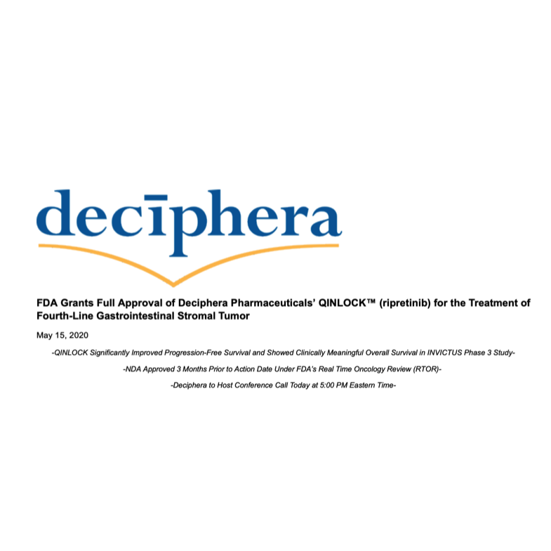 FDA Aprueba Qinlock (Ripretinib) Para Tumores del Estroma ...